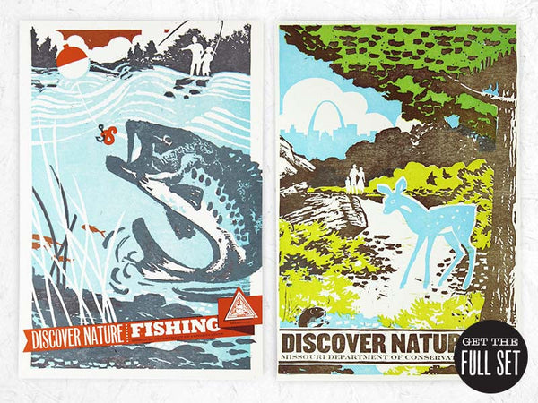 Discover Nature Letterpress Poster – The Firecracker Press