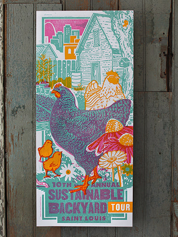 Sustainable Backyard Tour Poster – The Firecracker Press